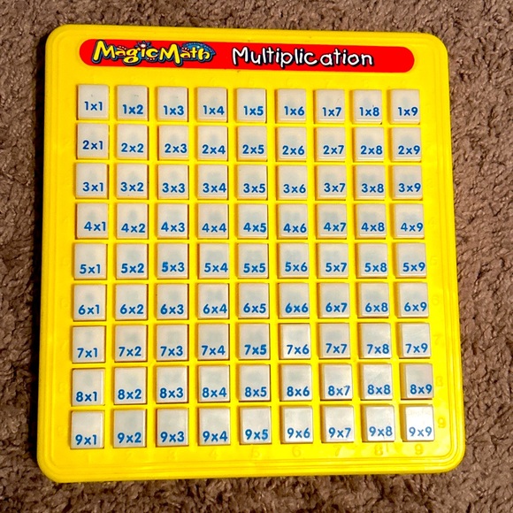 Banard Toys | Toys | Vtg Magic Math Multiplication Learning Keyboard ...